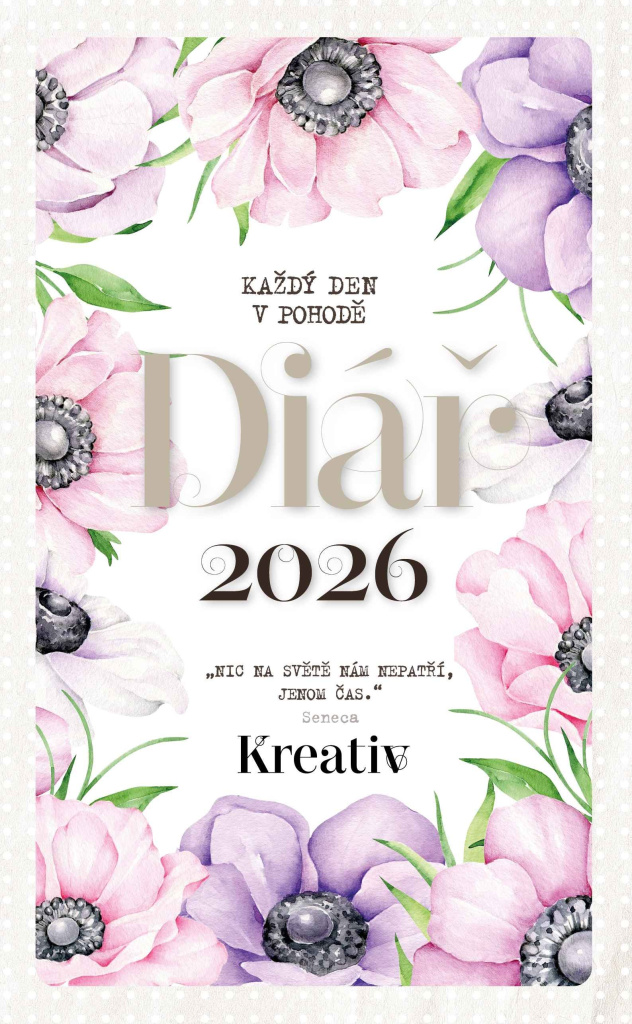 Diář 2026 - mák | e-shop Kreativ
